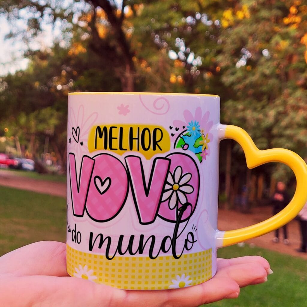 20 Artes Caneca Vovô e Vovó Kit Digital Completo Frases Png - Midas Design