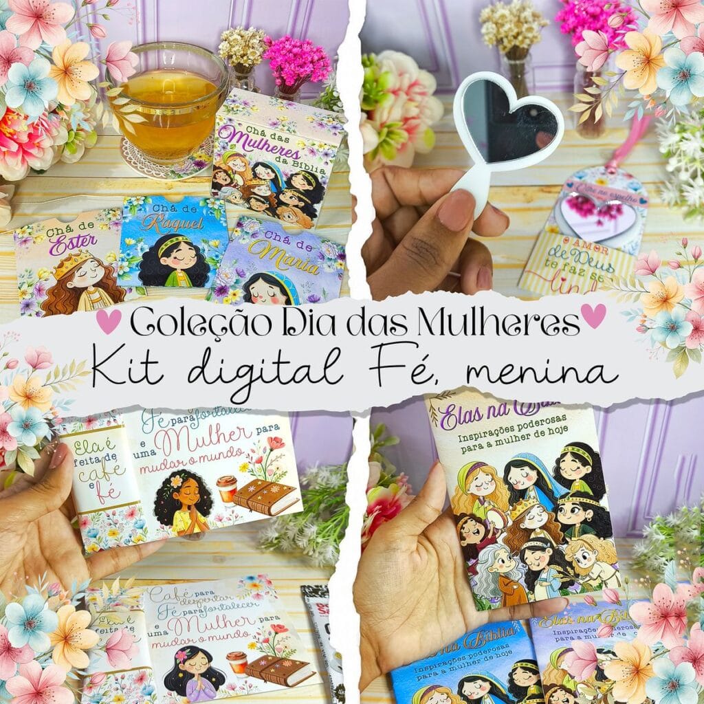 Kit Dia das Mulheres: Fé, Inspiração e Presentes Únicos - Midas Design